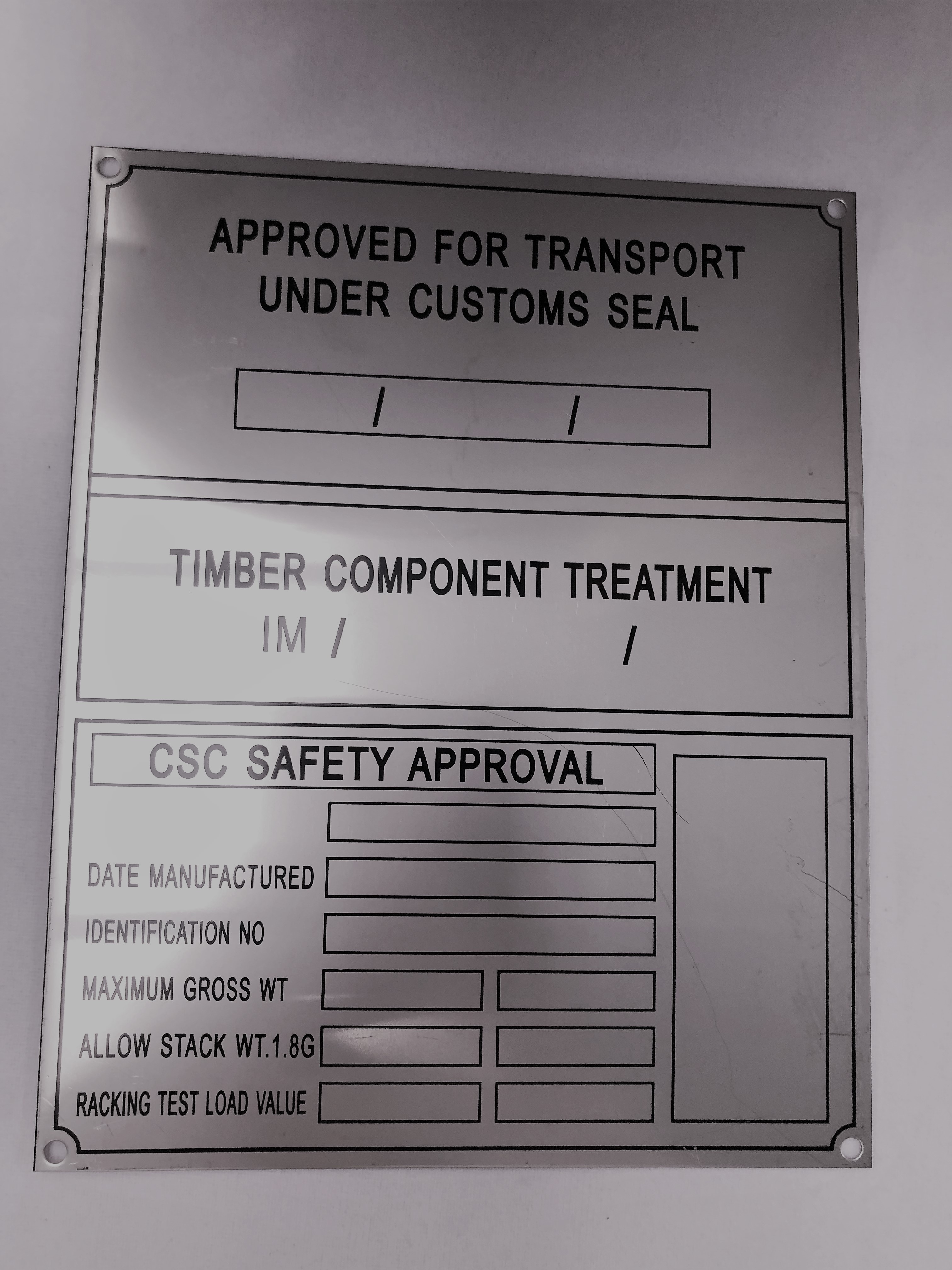 CSC plate-consumables-container parts-CIMC Intermodal Equilink Co., Ltd ...